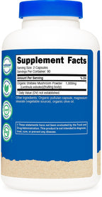 nutricost shiitake mushroom for energy boost