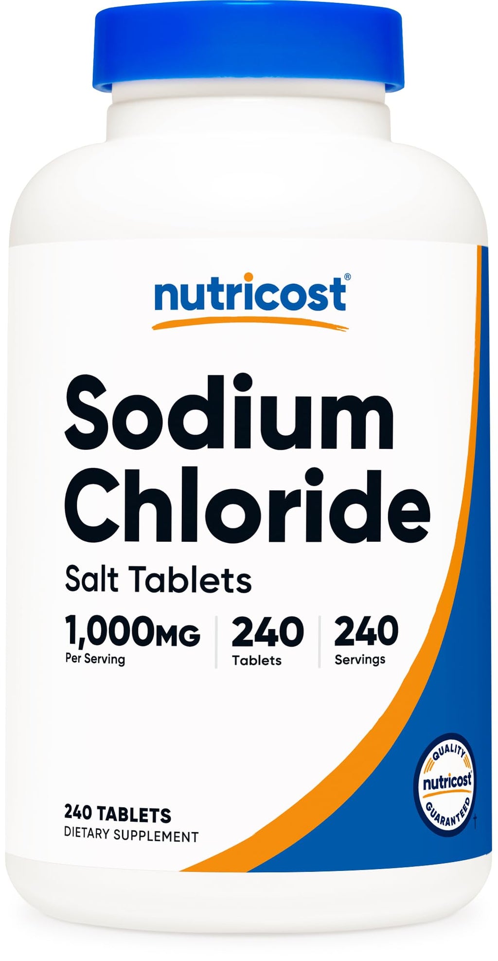 Nutricost sodium chloride salt tablets