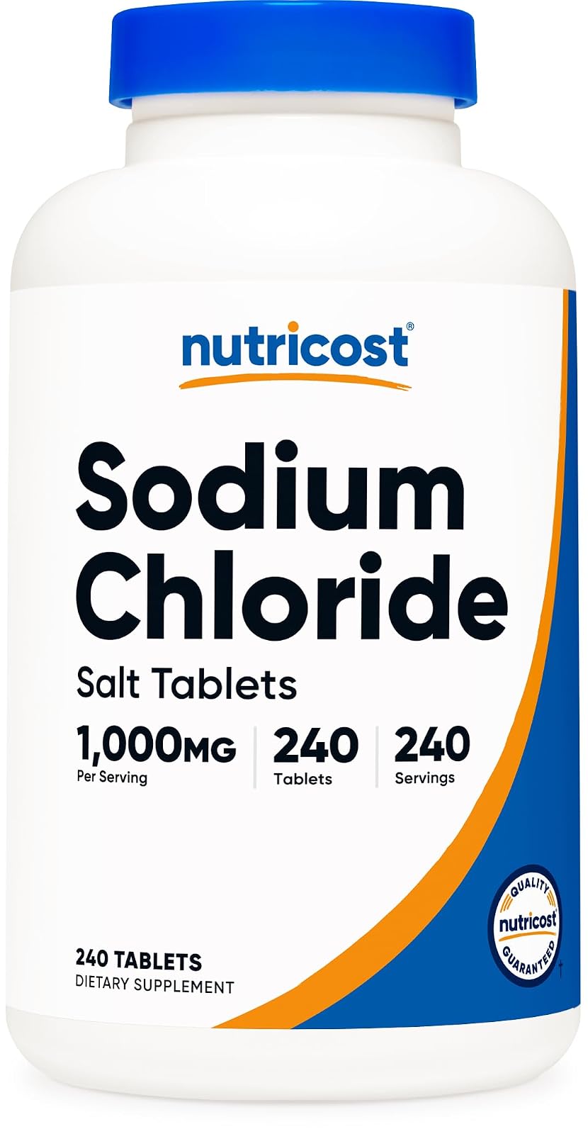 Nutricost sodium chloride tablets for hydration