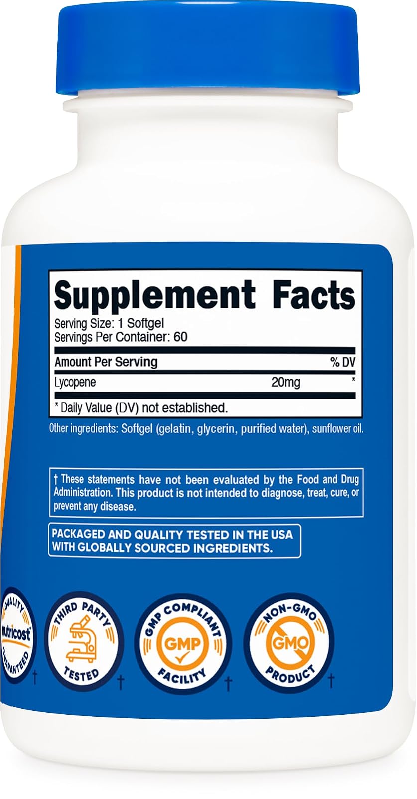 Nutricost softgels for daily wellness
