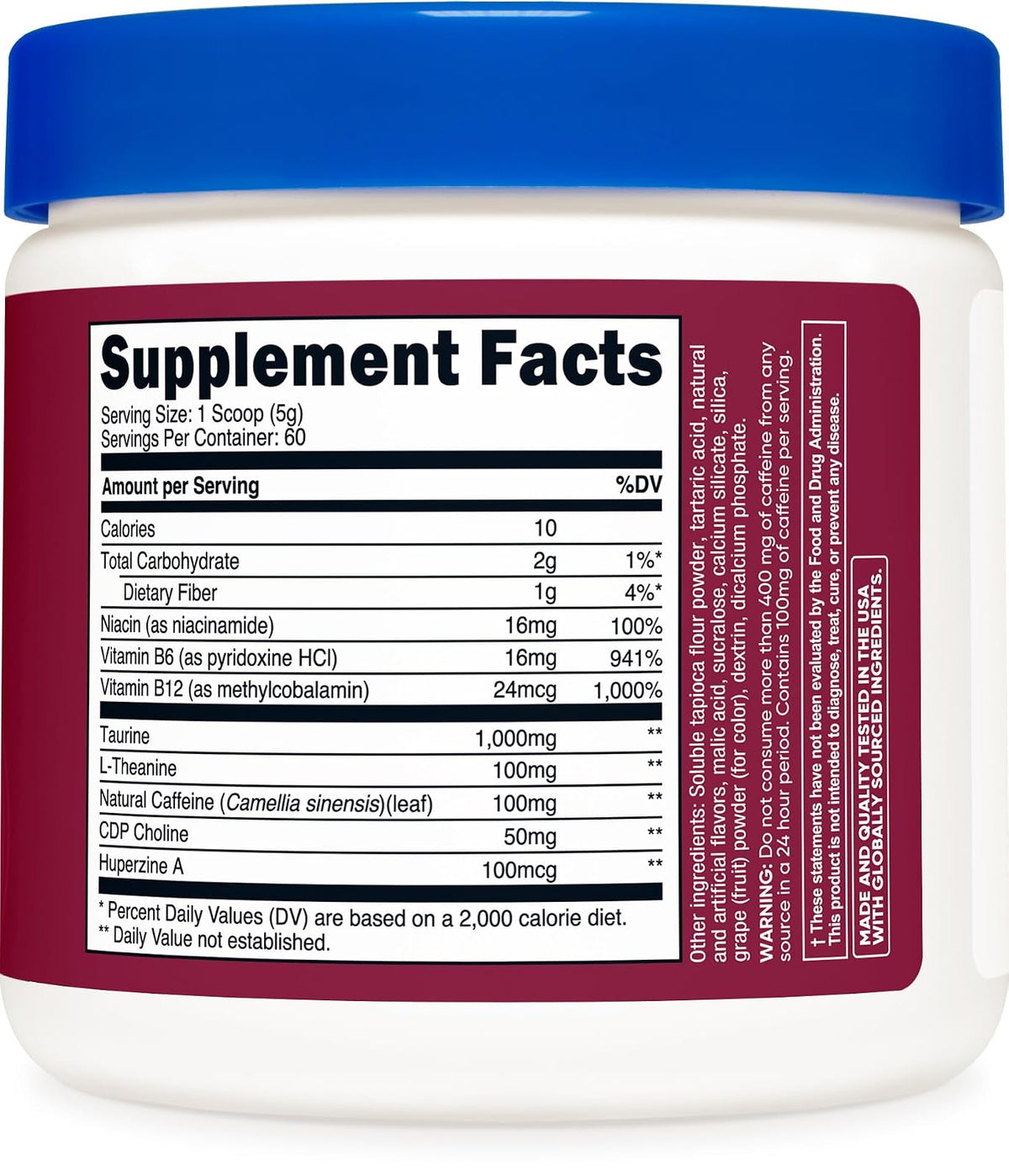 Nutricost sports nutrition energy boost