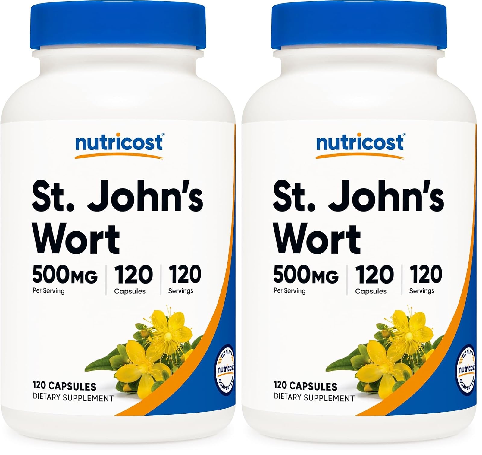Nutricost St John's Wort capsules for mood support