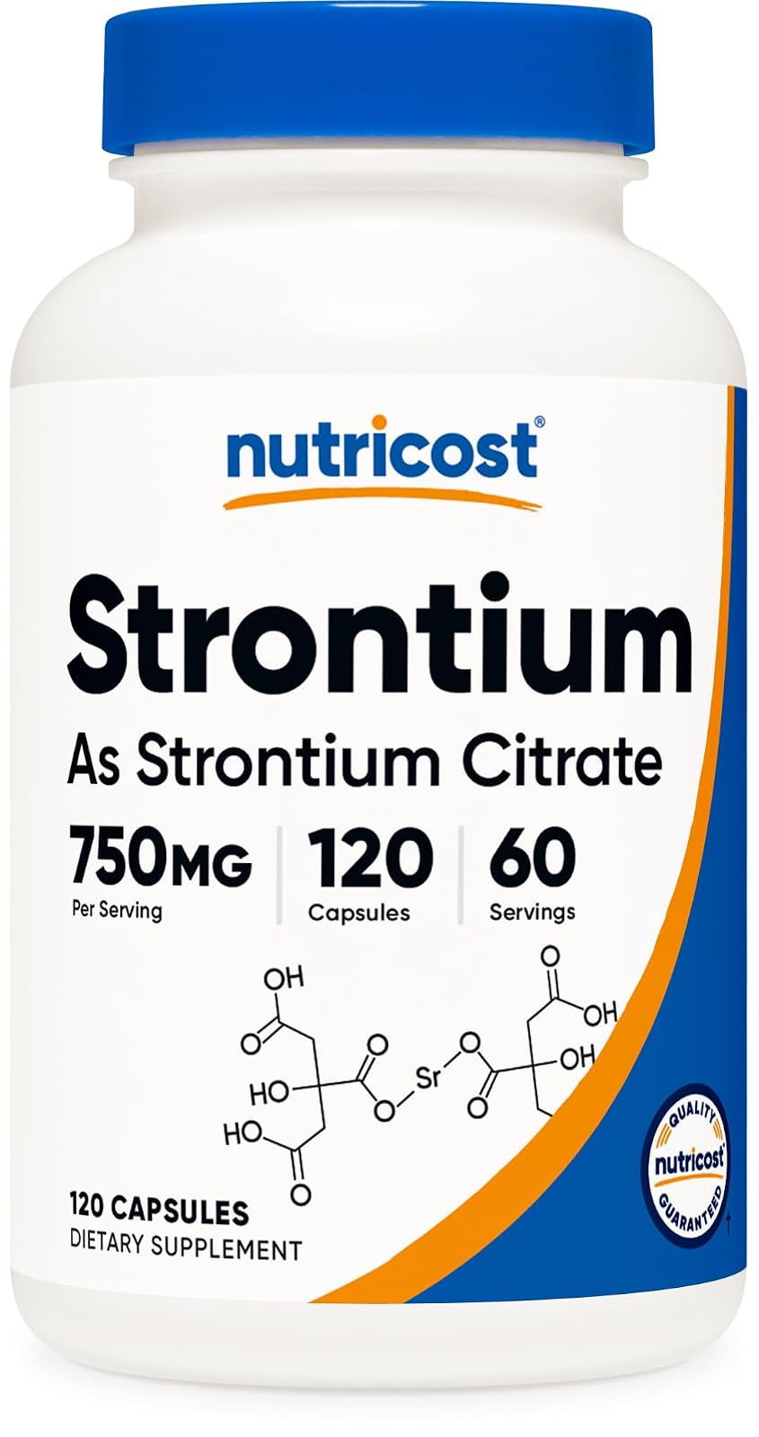 Nutricost Strontium 750 mg capsules