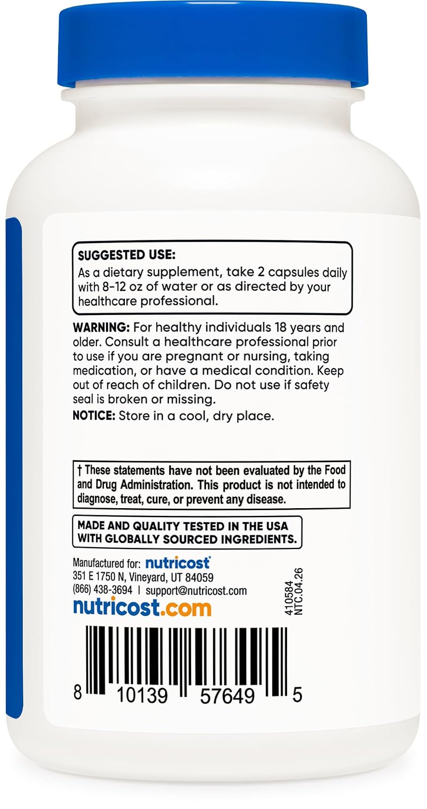 Nutricost Super Antioxidants for daily wellness