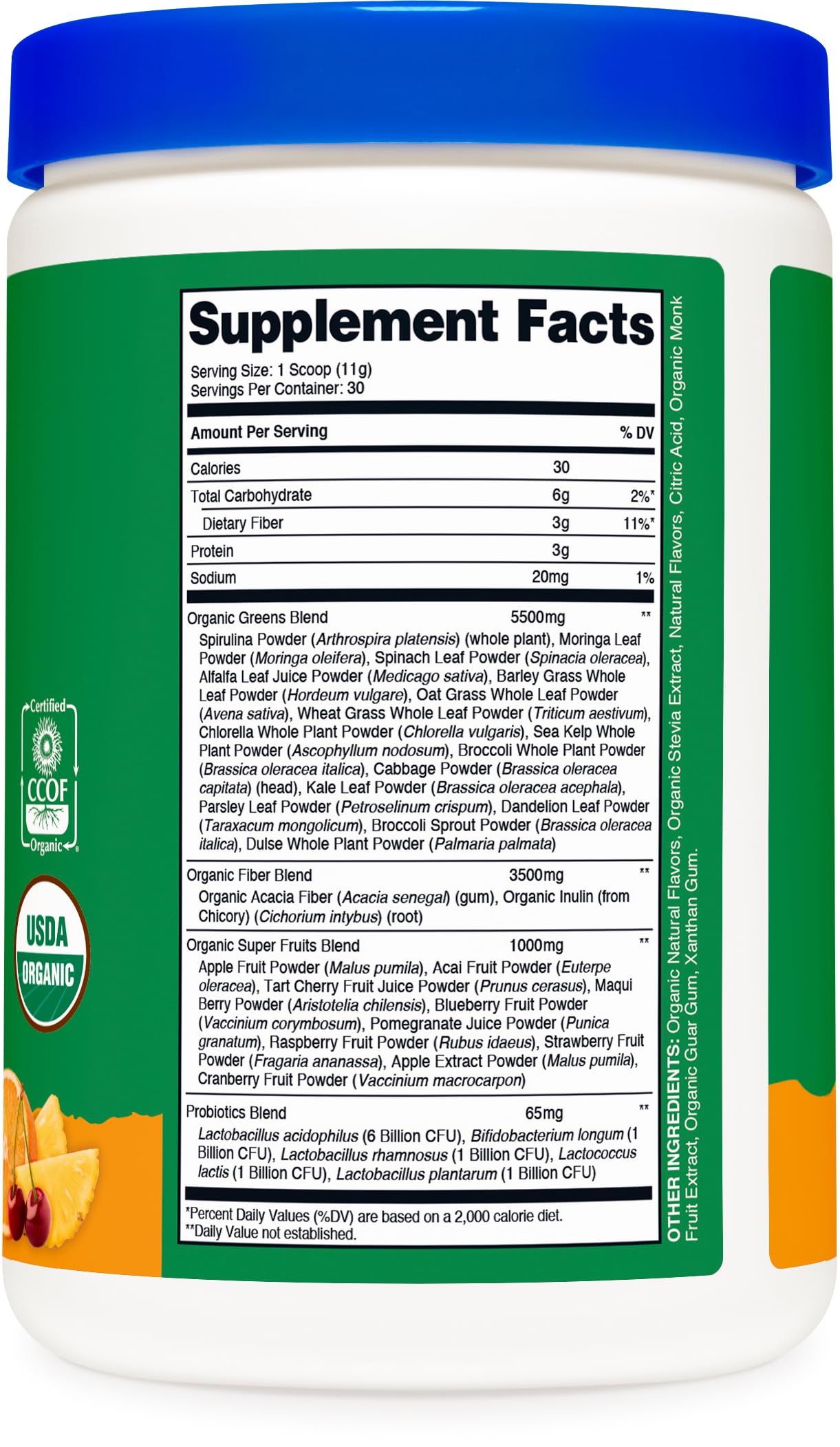 nutricost super greens for vitality