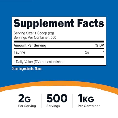 Nutricost taurine for daily wellness