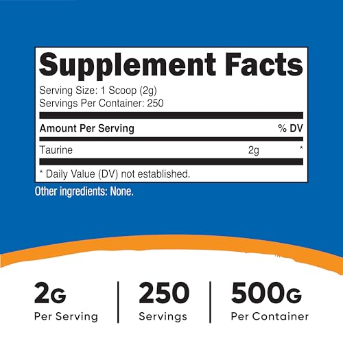 nutricost taurine for muscle recovery