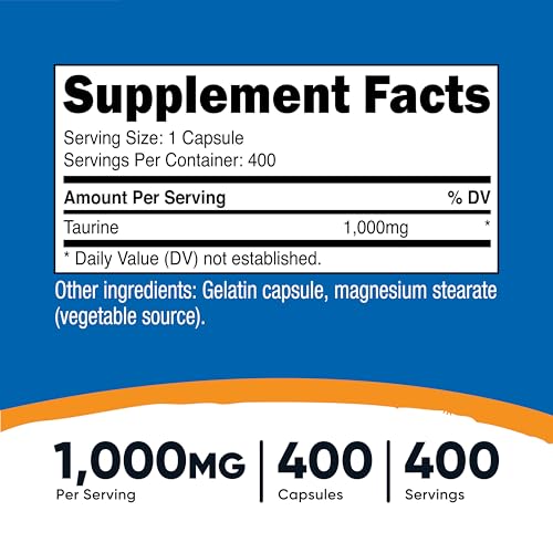 Nutricost taurine for overall wellness