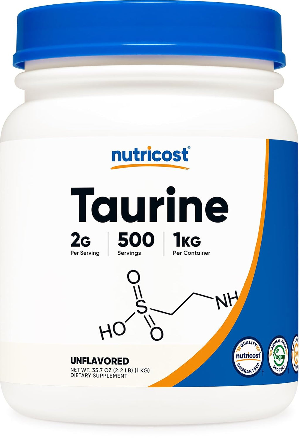 Nutricost taurine powder for energy