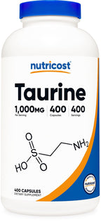 Nutricost taurine supplement for energy