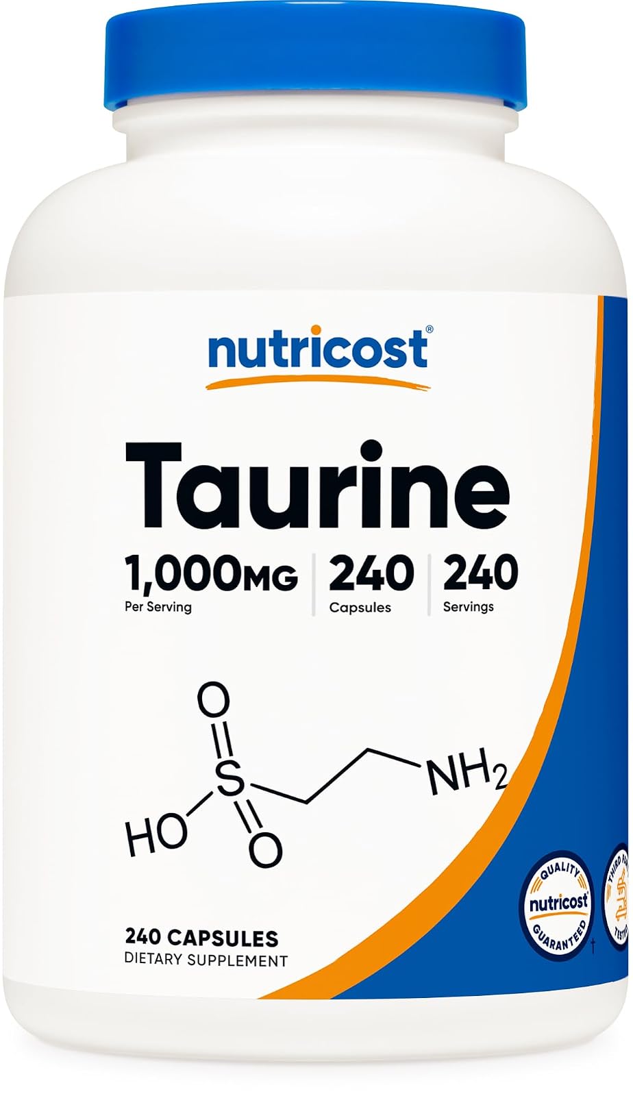 Nutricost taurine supplement for energy