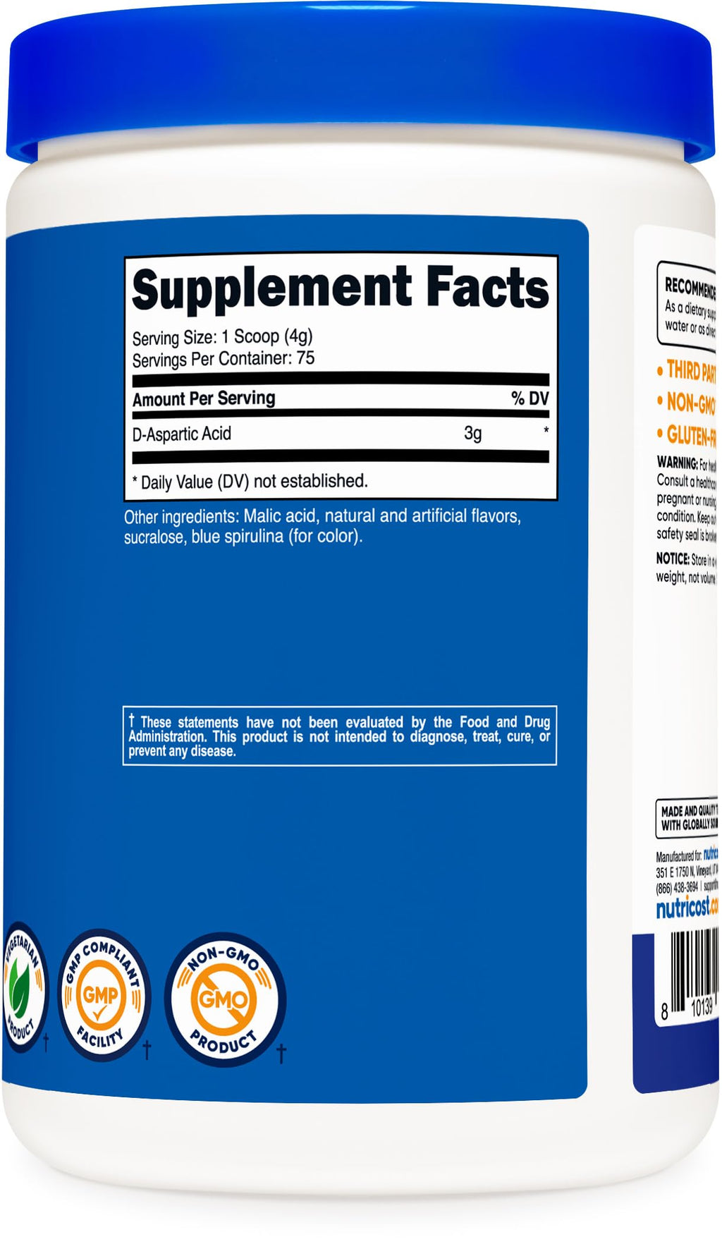 Nutricost testosterone booster for men