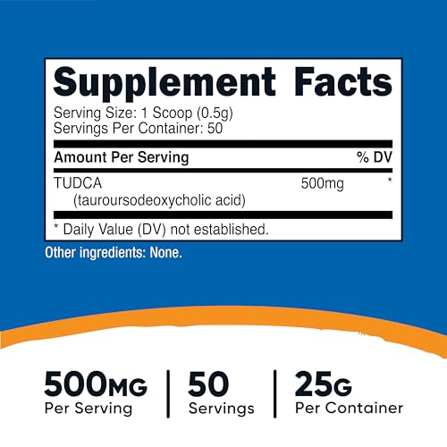 Nutricost Tudca Powder for digestive support