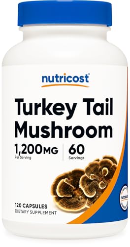 nutricost turkey tail mushroom capsules