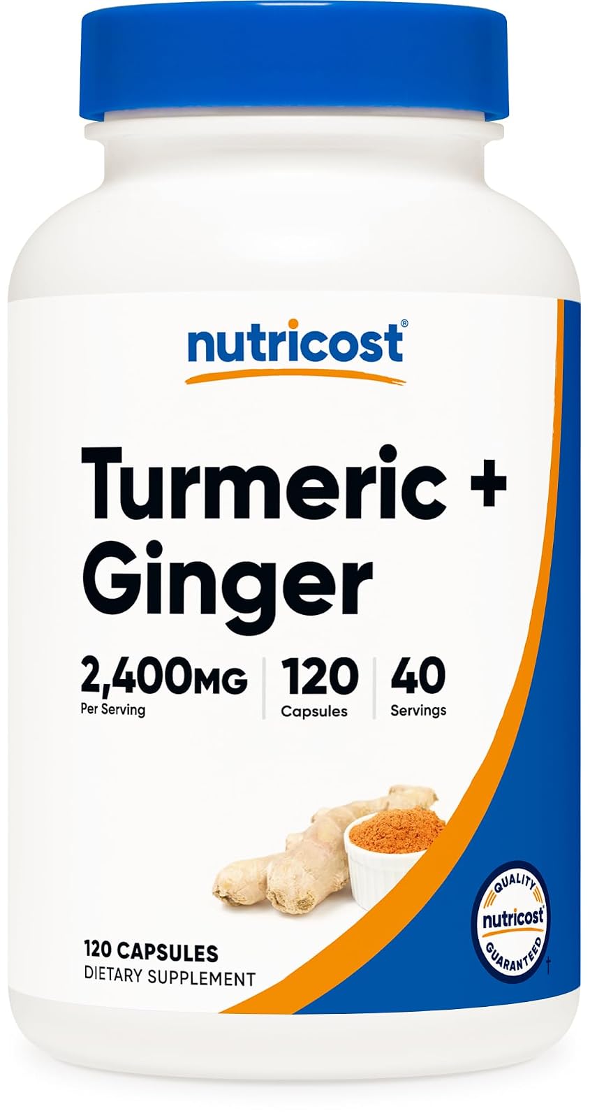 Nutricost turmeric and ginger capsules
