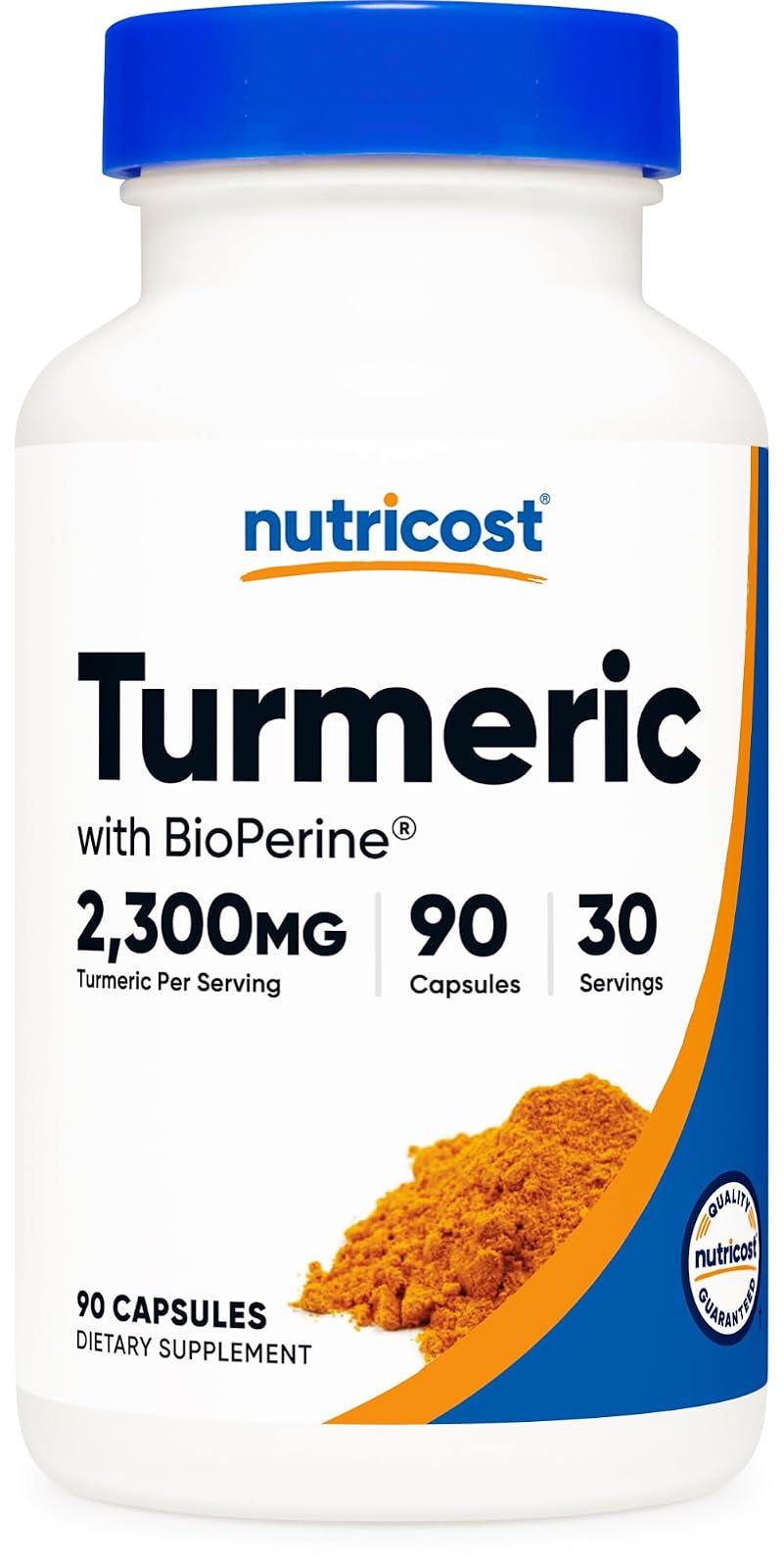 Nutricost turmeric capsules for wellness