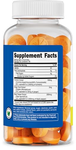 Nutricost turmeric gummies for digestive health