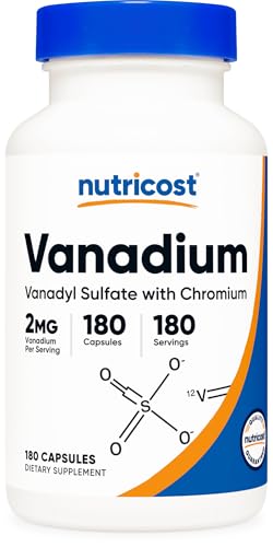 Nutricost Vanadium Chromium vegetarian capsules