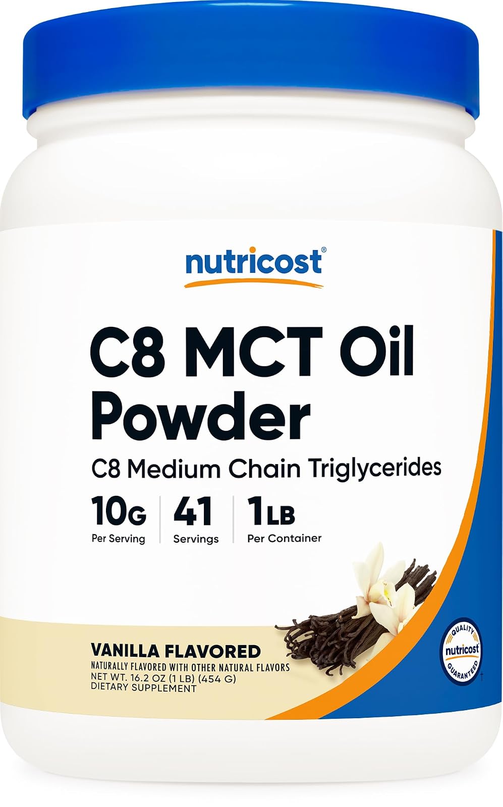 Nutricost vanilla mct oil powder