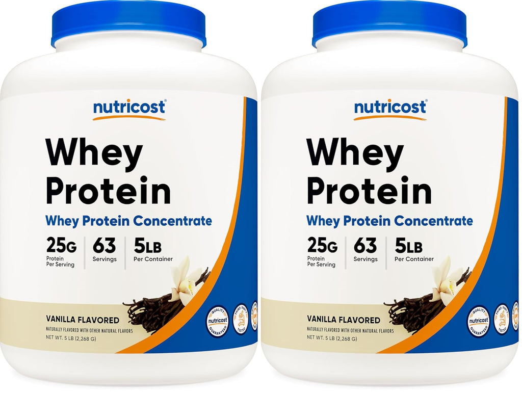 Nutricost vanilla whey protein powder