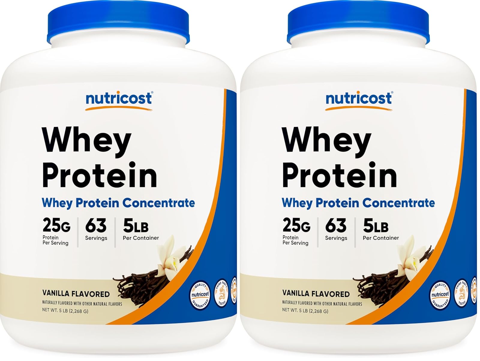 Nutricost vanilla whey protein powder