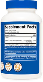 Nutricost vitamin A for skin health