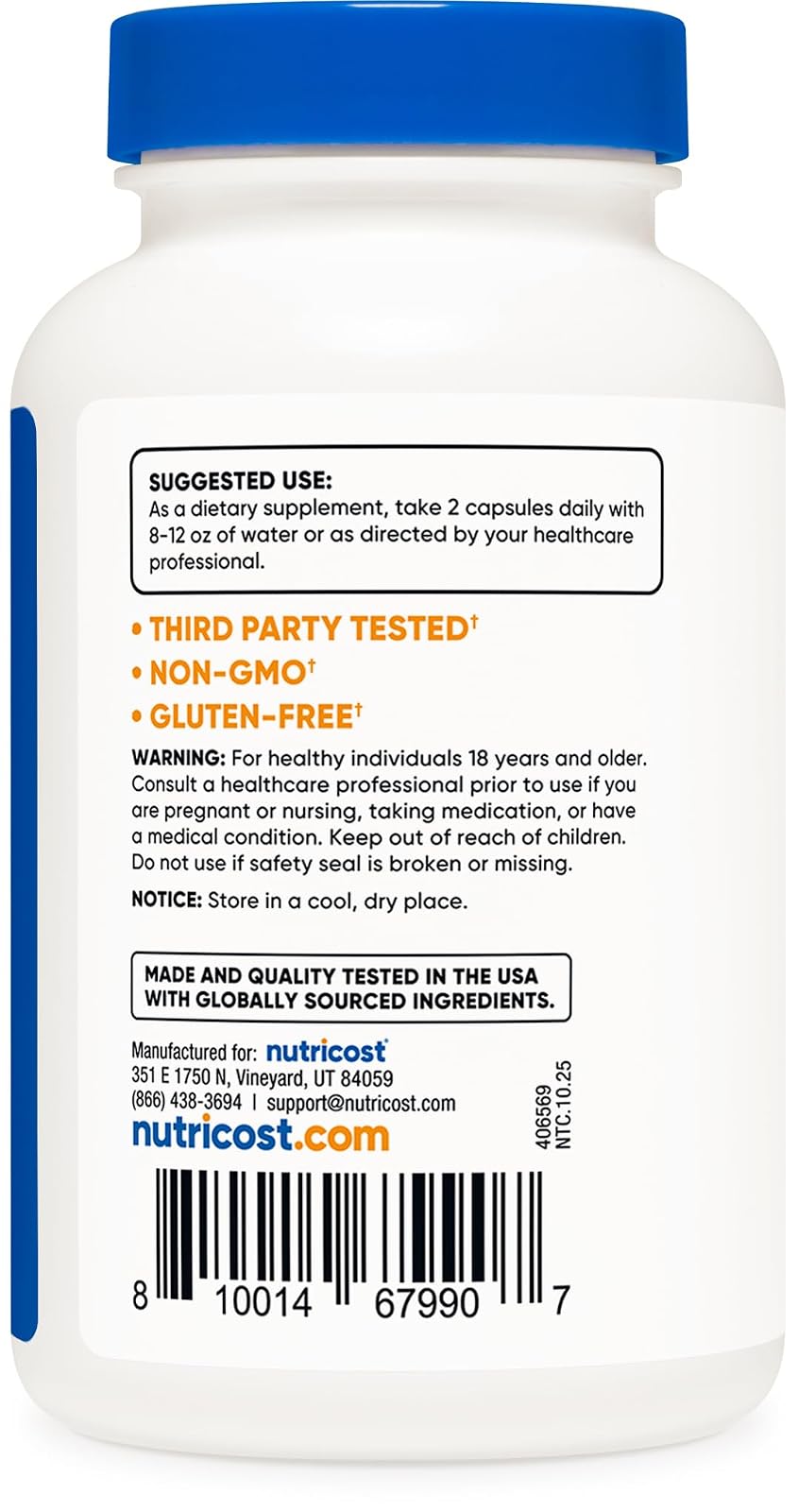 Nutricost vitamin A supplement for health