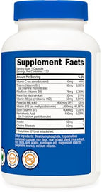 Nutricost vitamin b complex 120 count