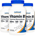 Nutricost Vitamin B1 capsules for energy