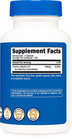 Nutricost Vitamin B1 for daily nutritional needs