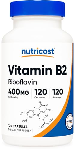 Nutricost Vitamin B2 riboflavin capsules