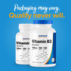 Nutricost Vitamin B2 supports metabolism