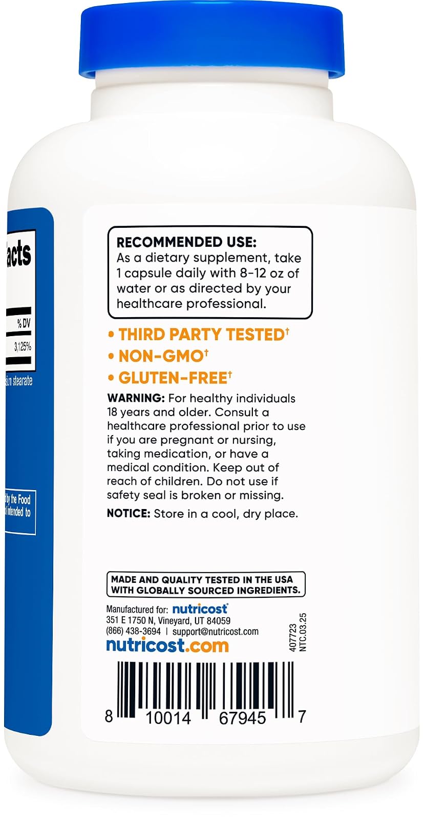 Nutricost Vitamin B3 immune support