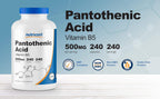 Nutricost Vitamin B5 for metabolism