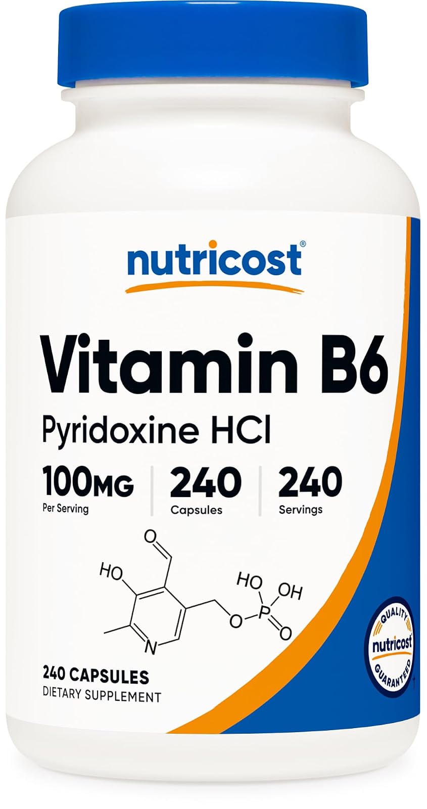 Nutricost Vitamin B6 100 mg capsules