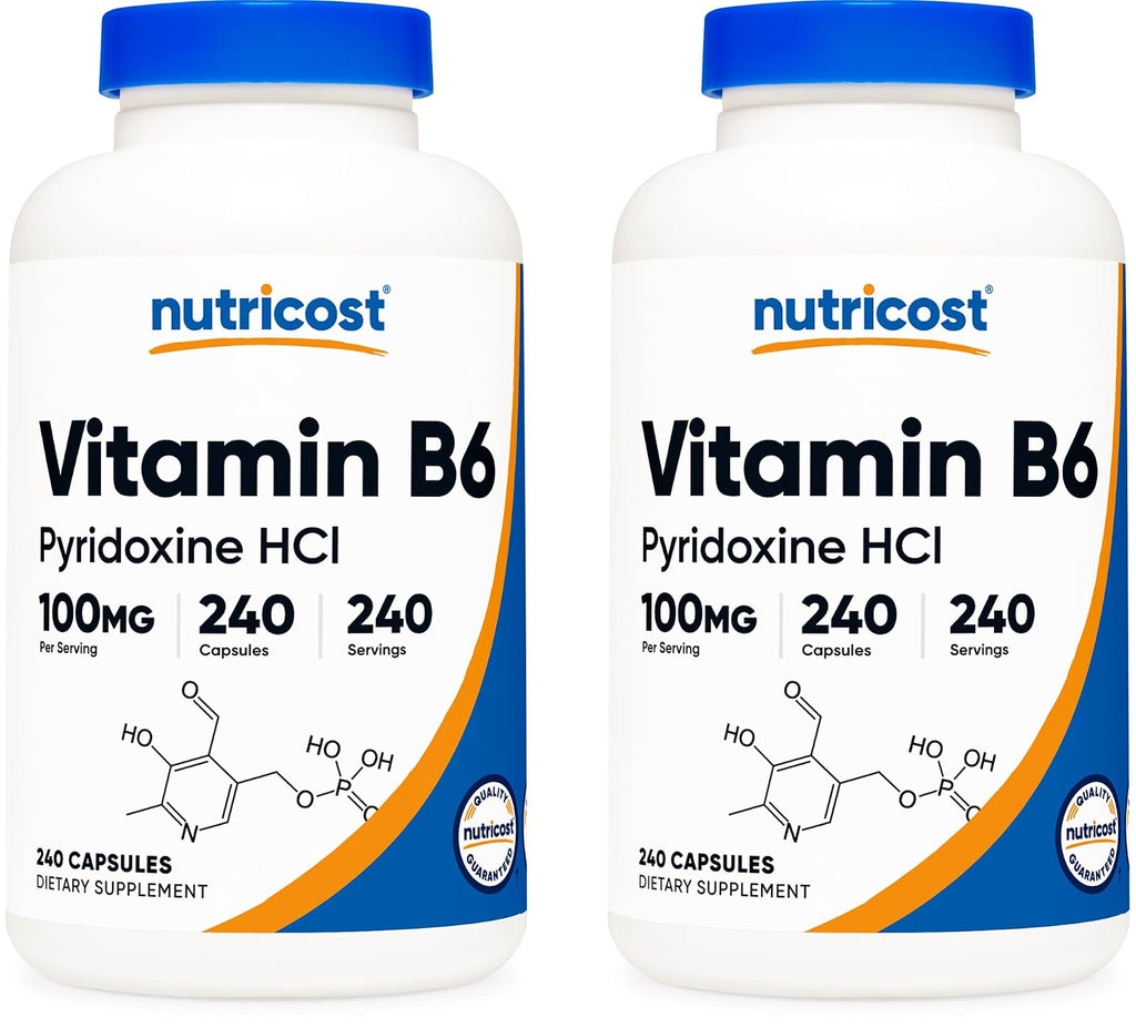 Nutricost Vitamin B6 100 mg capsules