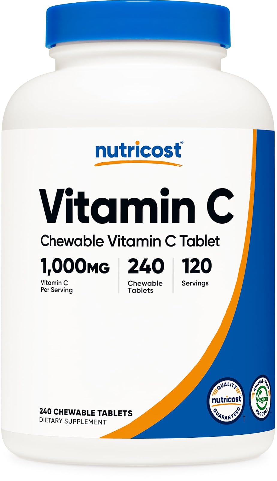 Nutricost Vitamin C chewable tablets