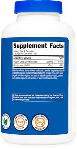 Nutricost vitamin C for daily wellness