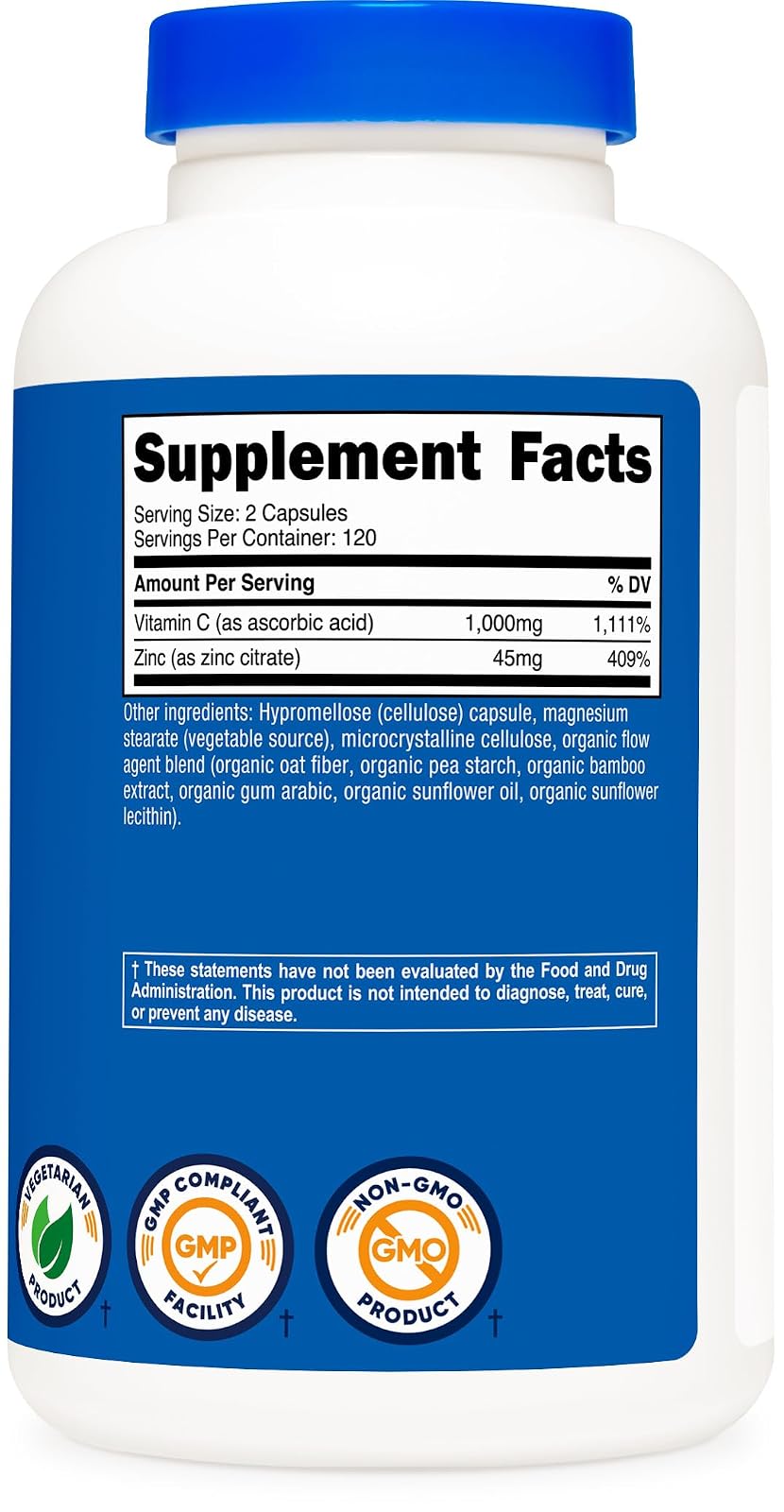 Nutricost Vitamin C for daily wellness