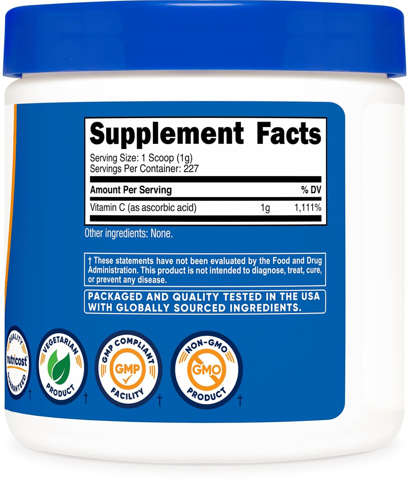 Nutricost vitamin C for skin health