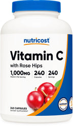Nutricost Vitamin C with Rose Hips
