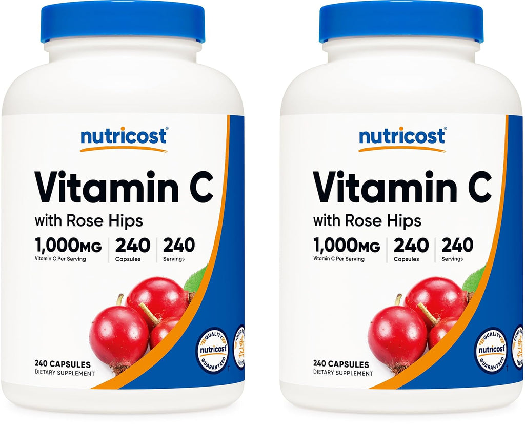 Nutricost vitamin C with rose hips