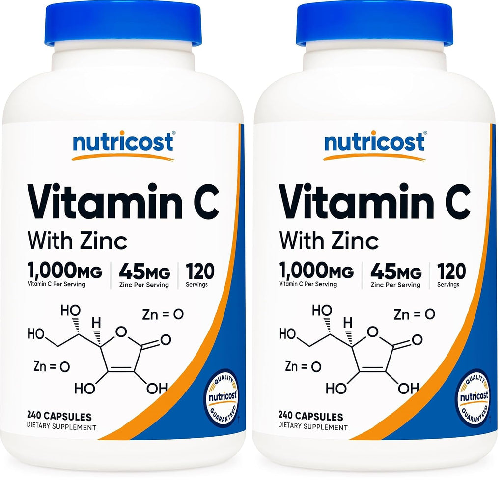 Nutricost Vitamin C with Zinc benefits