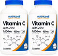 Nutricost Vitamin C with Zinc benefits