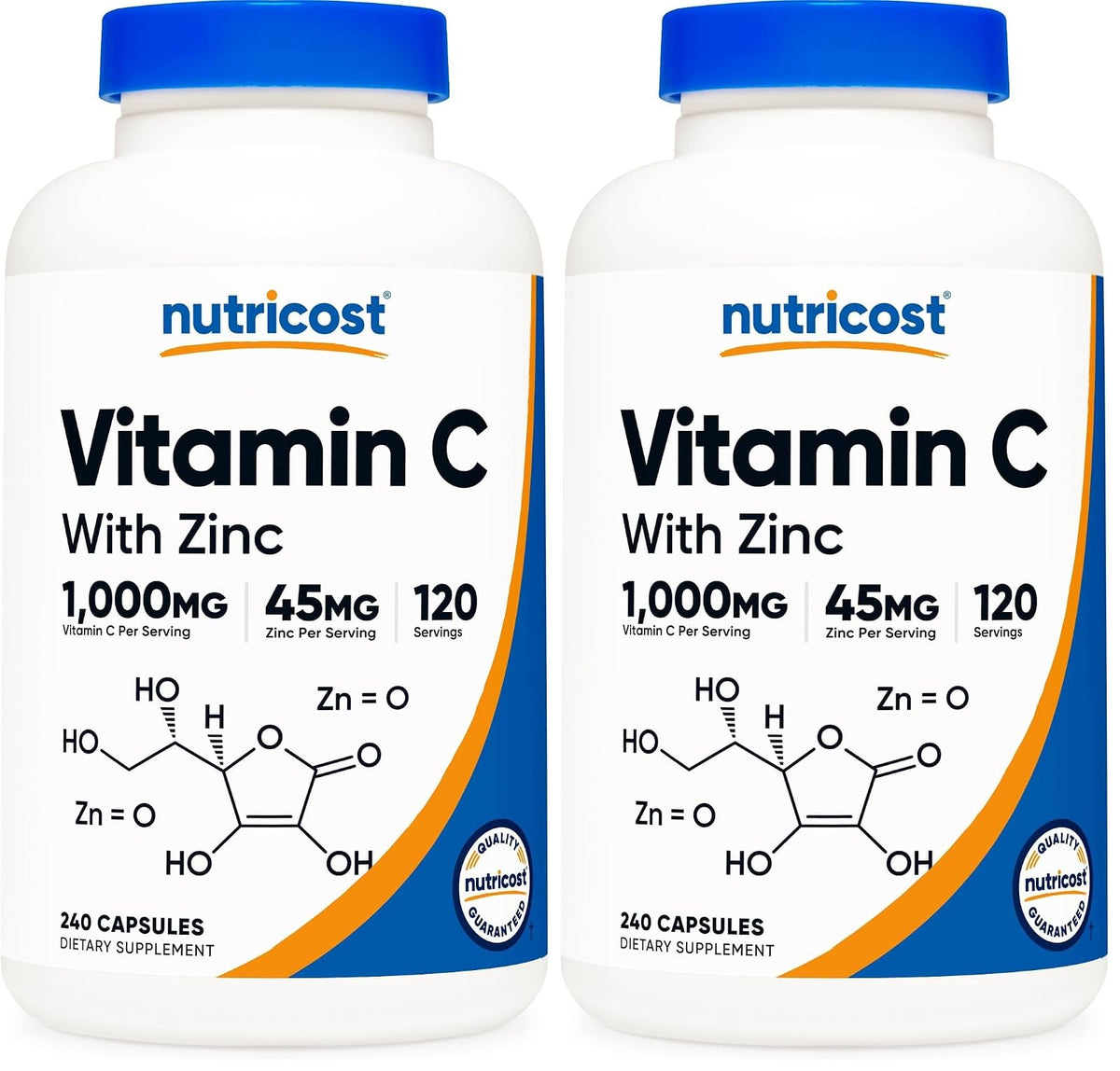 Nutricost Vitamin C with Zinc benefits