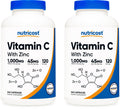 Nutricost vitamin C with zinc capsules