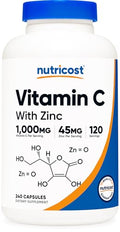 Nutricost vitamin C with zinc capsules