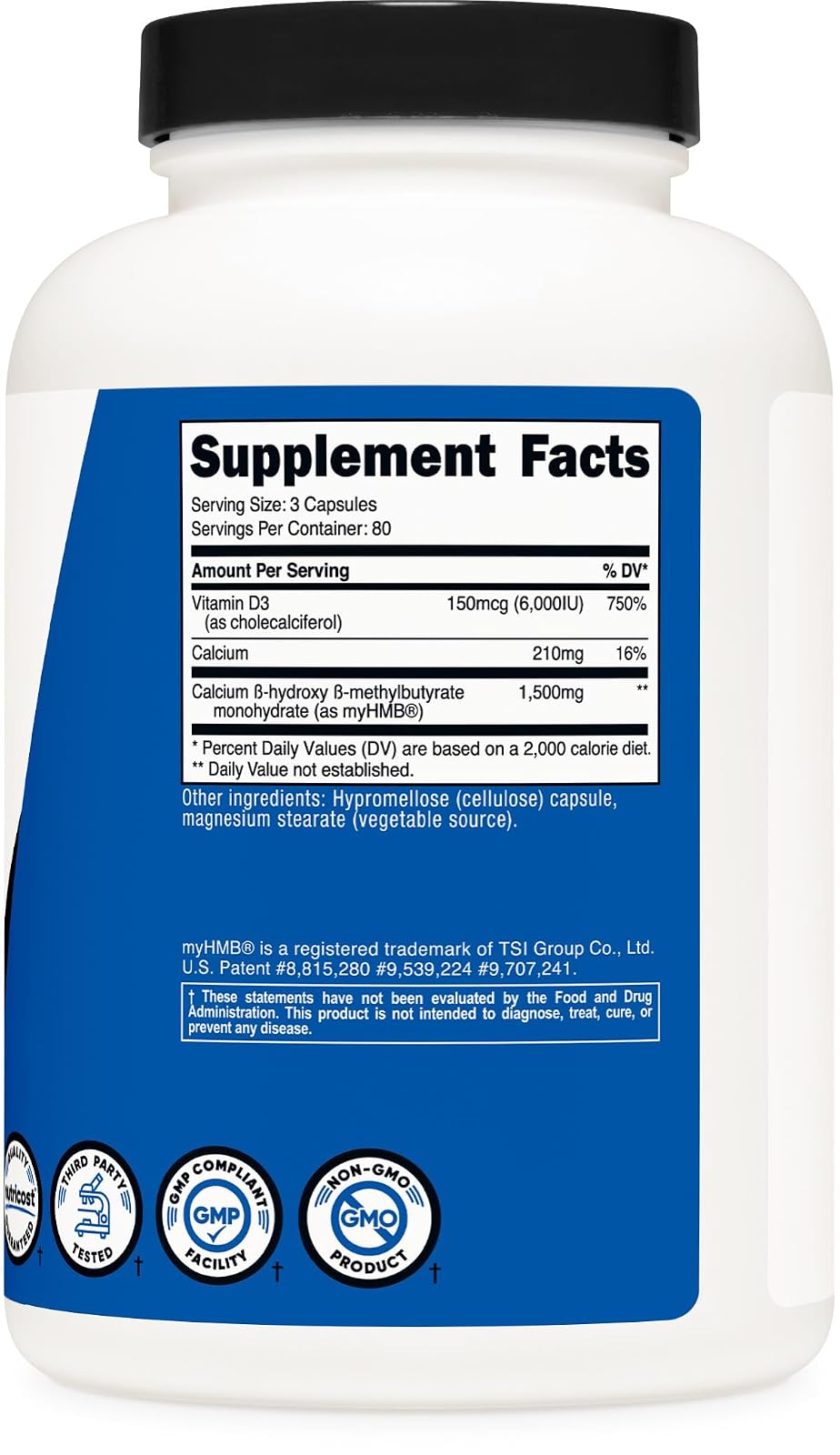 Nutricost vitamin D3 for daily wellness