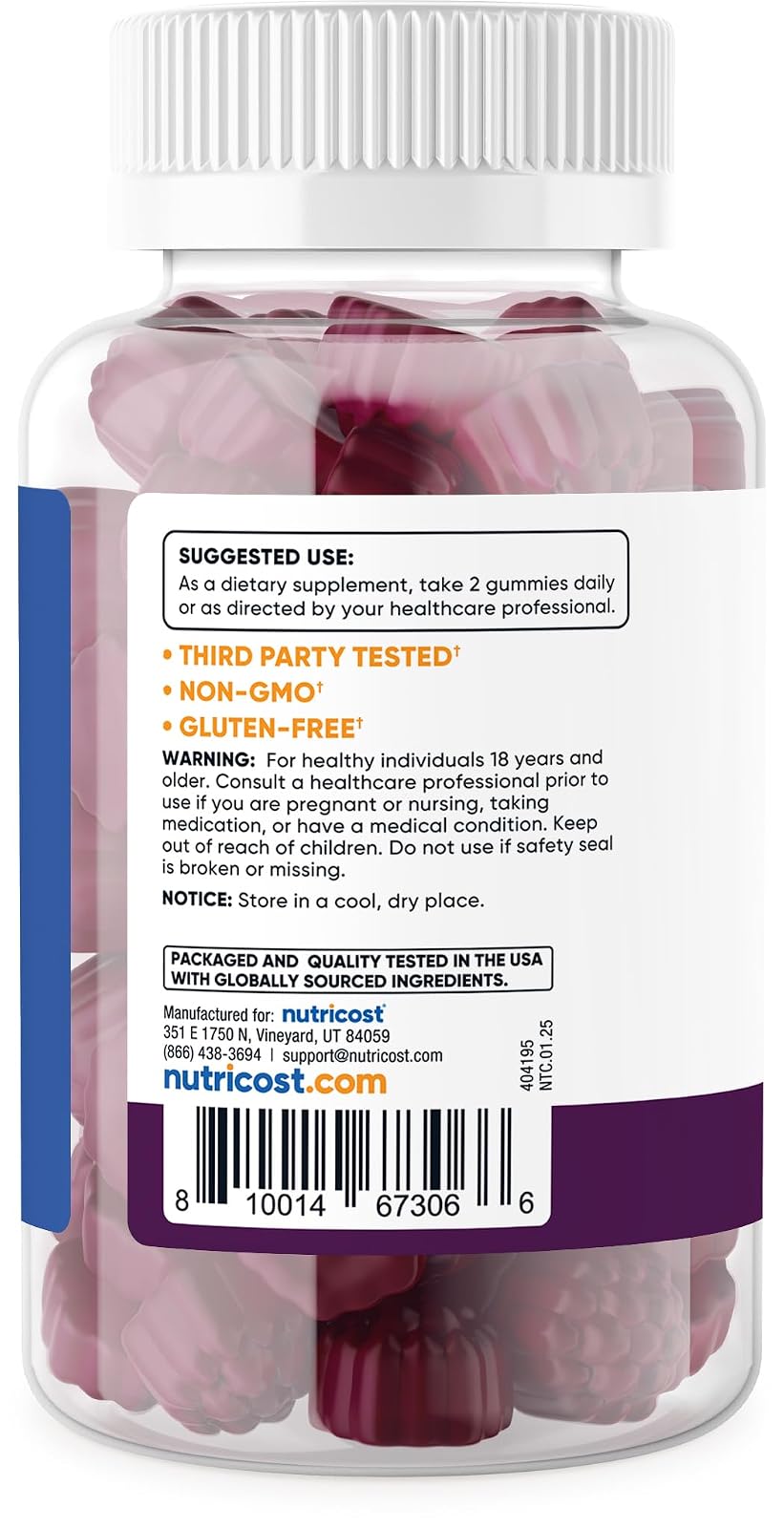 Nutricost vitamin D3 supports mood balance