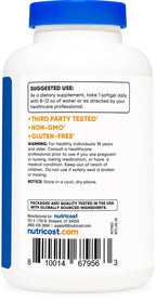 Nutricost vitamin E for skin health